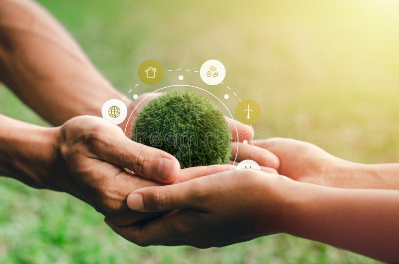 The World is in the Hands of Helping Each Other. in the Concept of ...