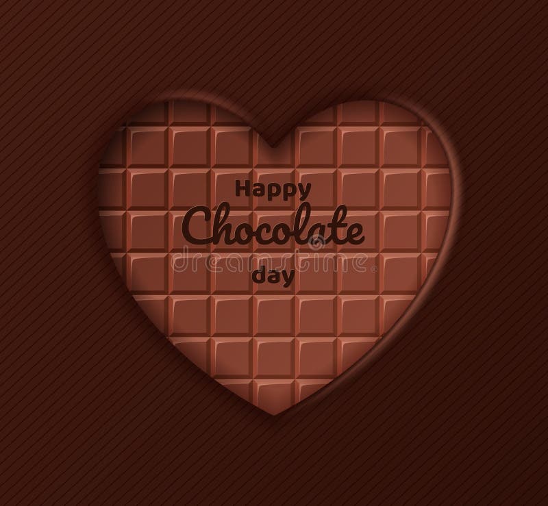 Happy Chocolate Day, Chocolate of Love Happy Day, Poster, Banner, Card ...