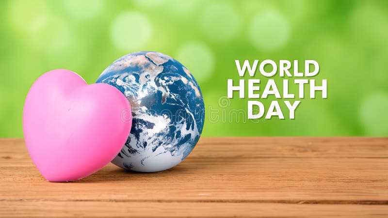 World Health Day. Global Health Awareness Concept Background Stock ...