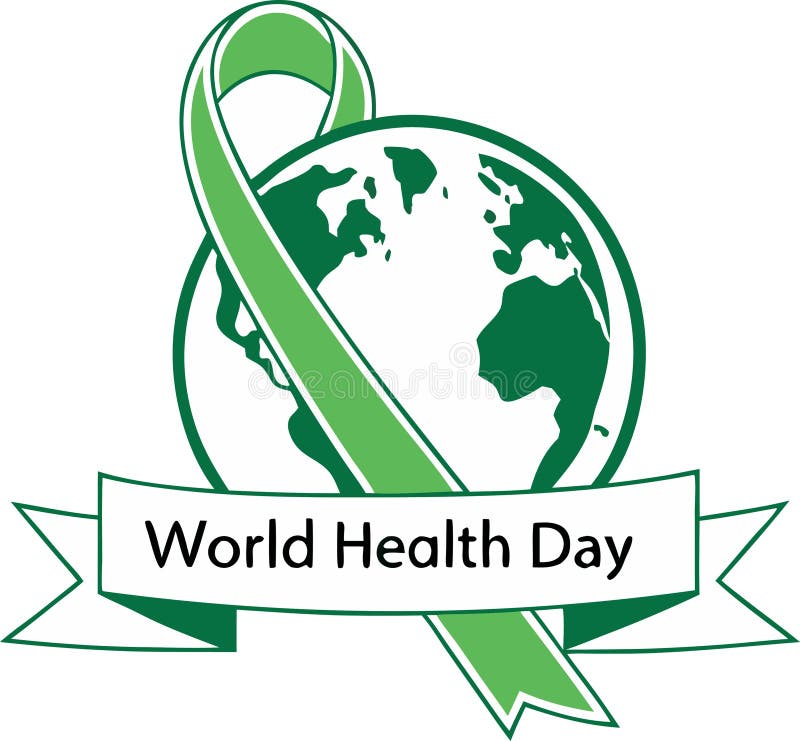 World Health Day Minimalist Logo Stock Illustration - Illustration of ...