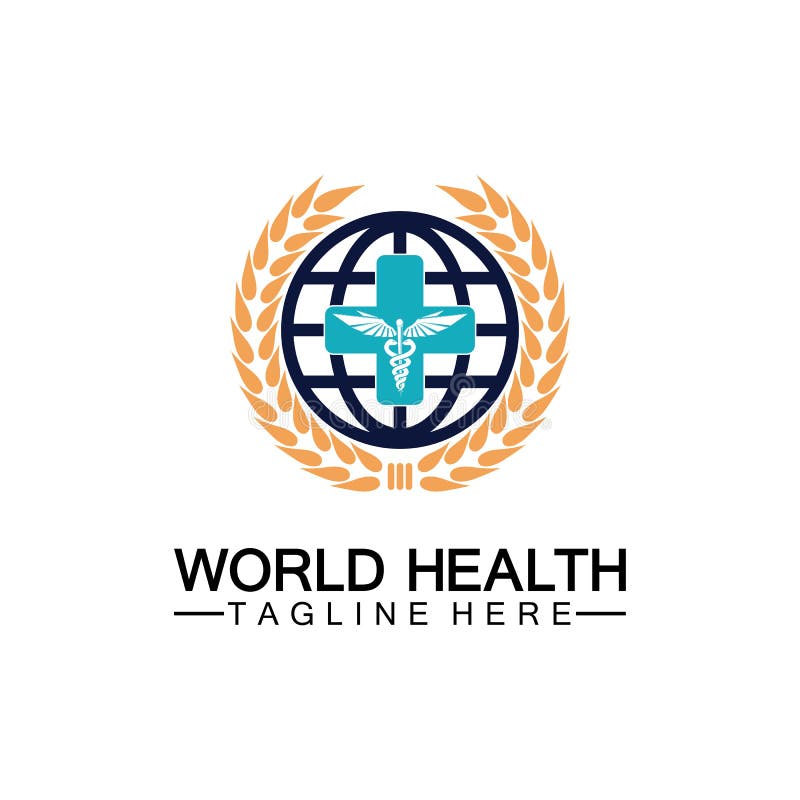 World Health Logo Vector Illustration Design Template Stock Vector ...