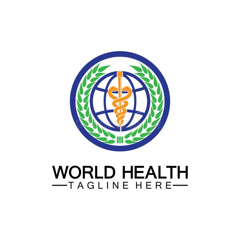 World Health Logo Vector Illustration Design Template Stock Vector ...