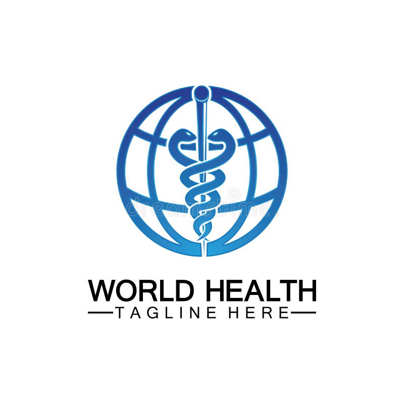 World Health Logo Vector Illustration Design Template Stock Vector ...