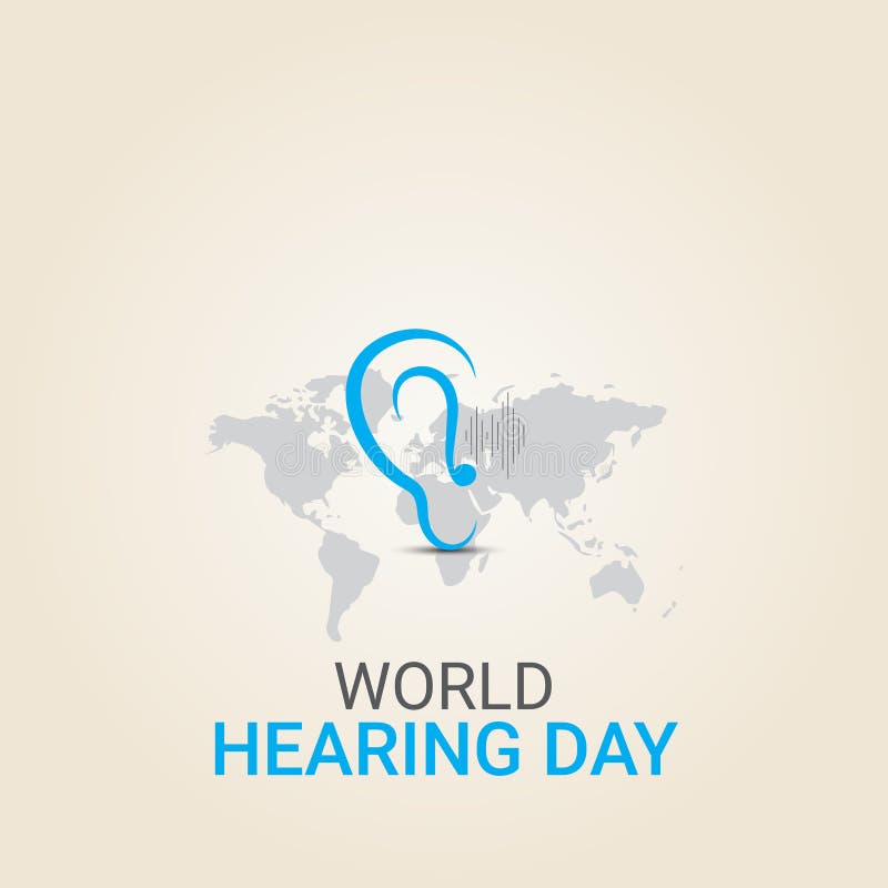 World Hearing Day, Creative Concept Design Stock Illustration ...