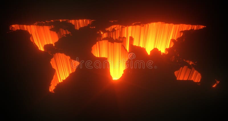 Center of the Earth stock illustration. Illustration of center - 39073786