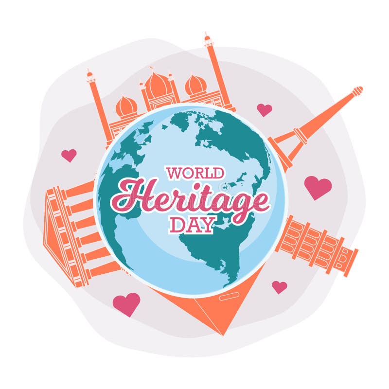 World Heritage Day Poster, Vector Stock Vector - Illustration of ...