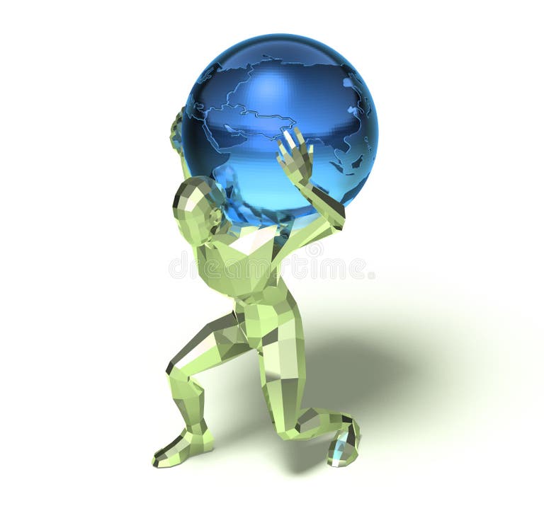 Carry World Shoulders Stock Illustrations – 62 Carry World Shoulders ...