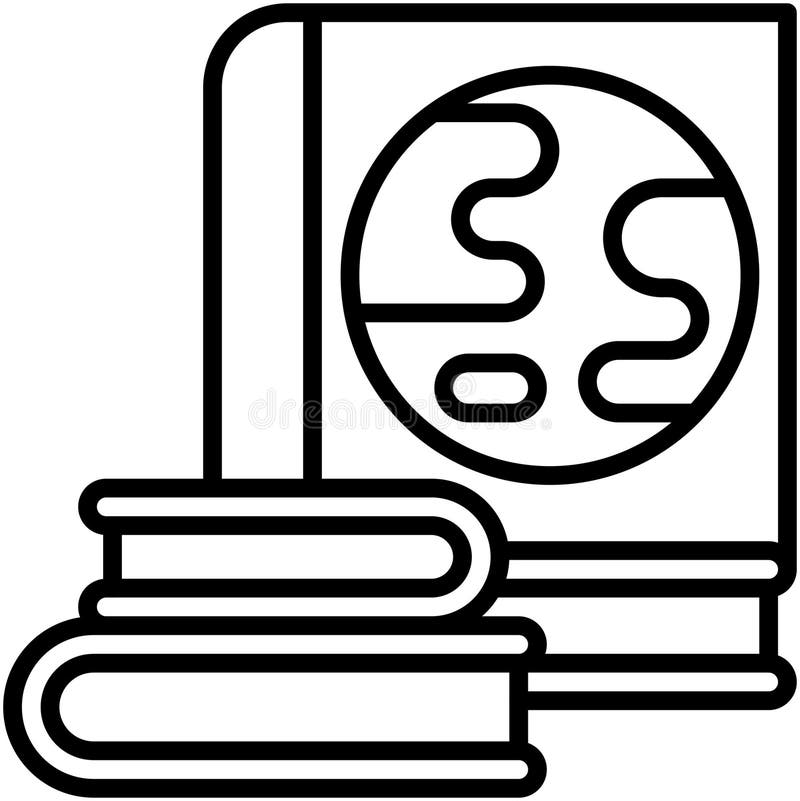 World History Icon, High School Related Vector Illustration Stock ...