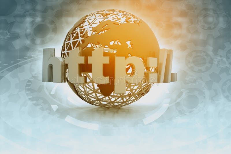 World and http stock illustration. Illustration of concept - 107728656