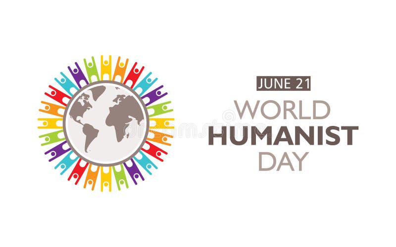 World humanist day poster stock vector. Illustration of humanistic ...
