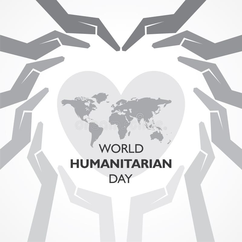 World Humanitarian Day Observed on 19th August Stock Vector ...