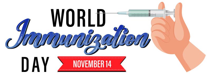 World Immunization Day Banner Design Stock Vector - Illustration of ...