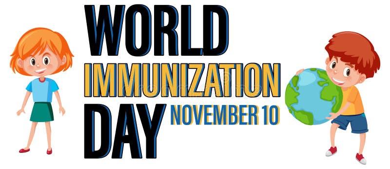 World Immunization Day Banner Design Stock Vector - Illustration of ...