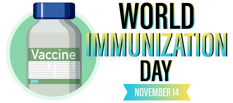World Immunization Day Banner Design Stock Vector - Illustration of ...