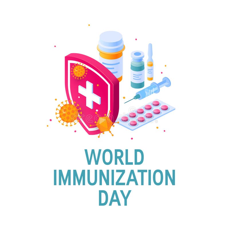 World Immunization Day Concept, Vector Flat Style Stock Vector ...