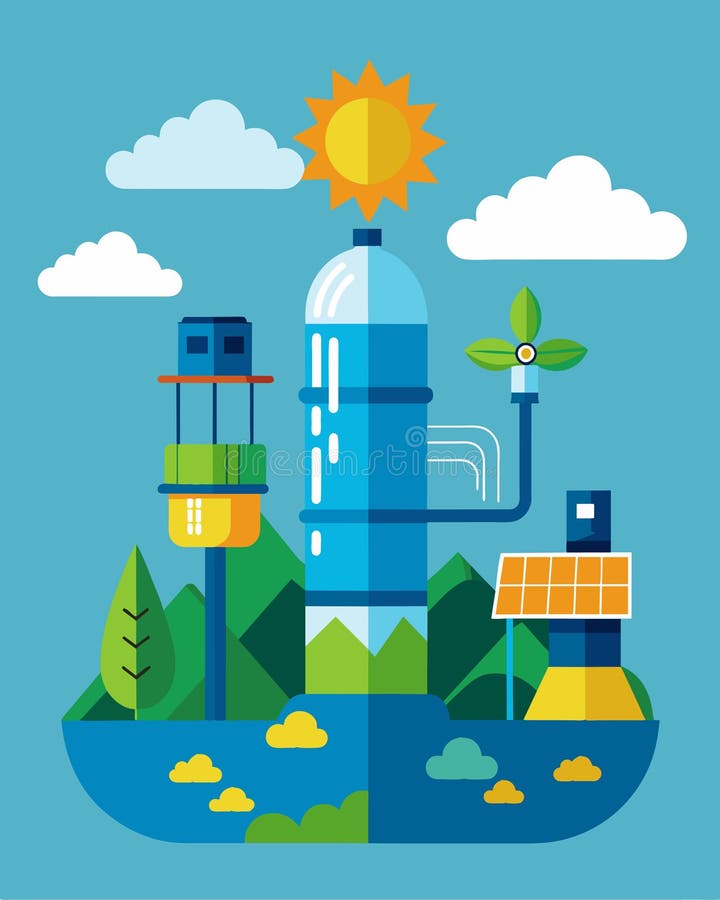 In a World Impacted by Climate Change a Solarpowered Desalination Plant ...