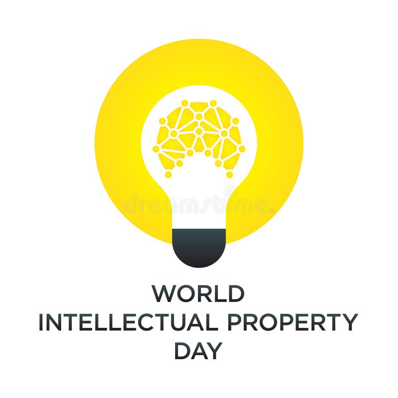 World Intellectual Property Day. Lightbulb Stock Vector - Illustration ...