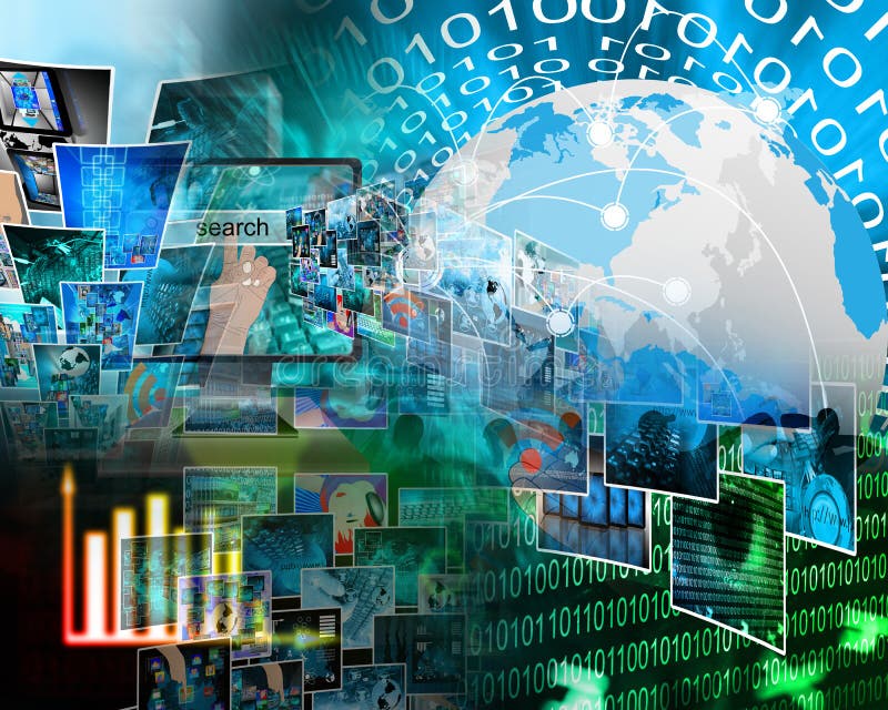 World of internet stock illustration. Illustration of friendly - 36968730