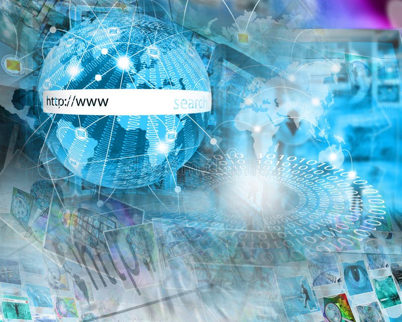 World of internet stock illustration. Illustration of interface - 51144852