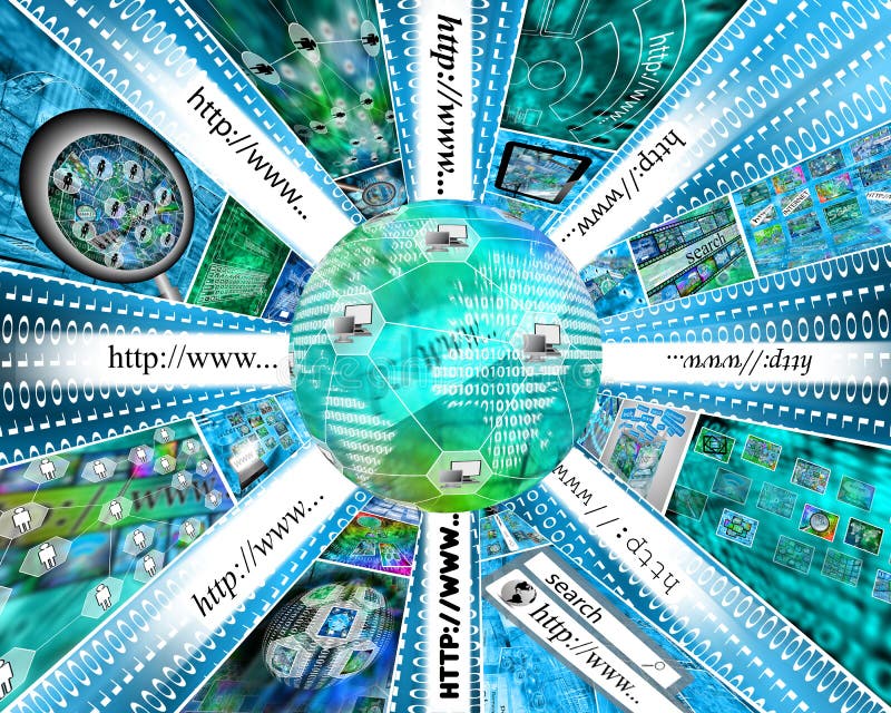 World Internet stock illustration. Illustration of communication - 62927467