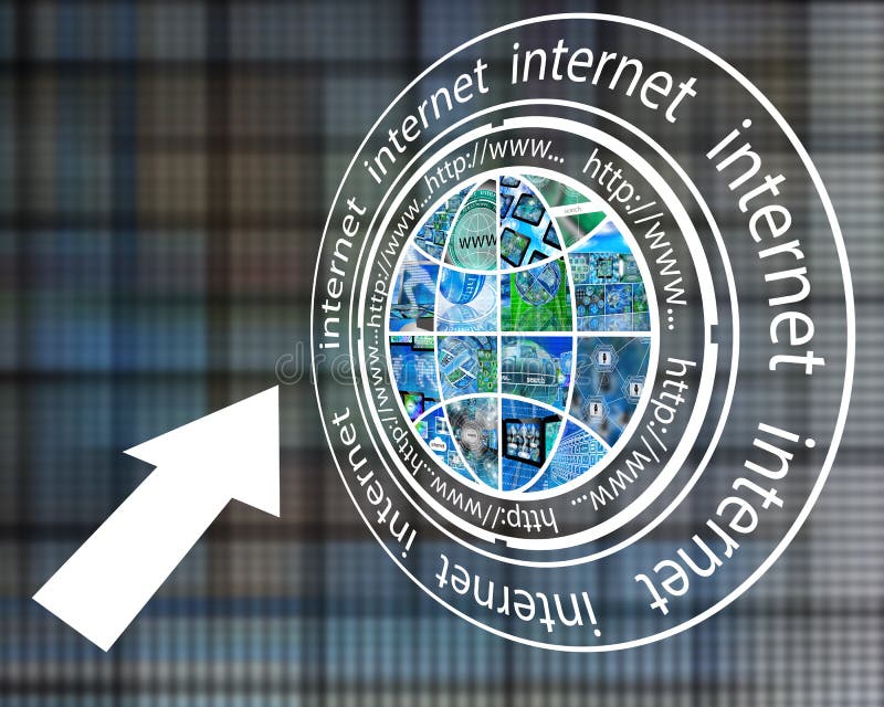 World of internet stock illustration. Illustration of networking - 73401411