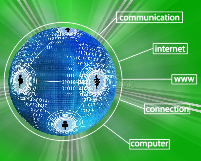 World of internet stock illustration. Illustration of code - 93481208