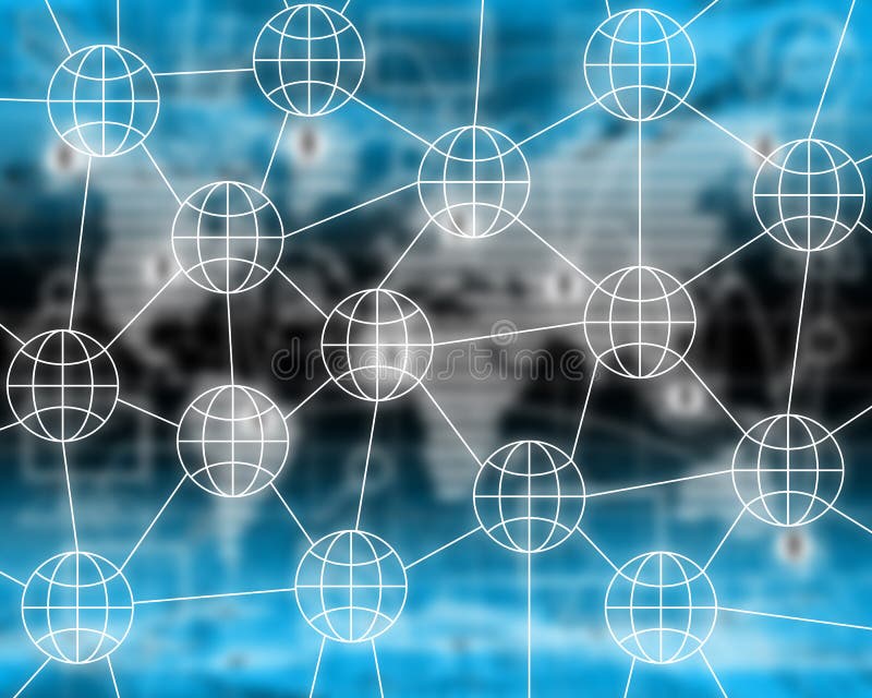 World of internet stock illustration. Illustration of business - 93517563