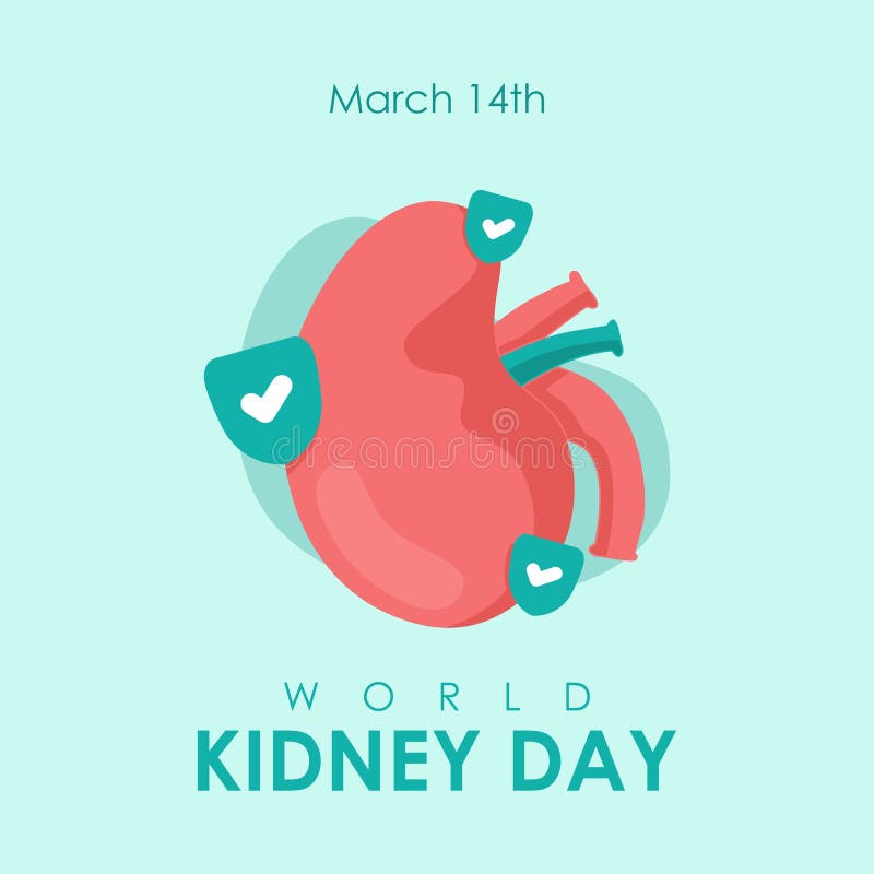 World Kidney Day Banner Template Vector Stock Vector - Illustration of ...