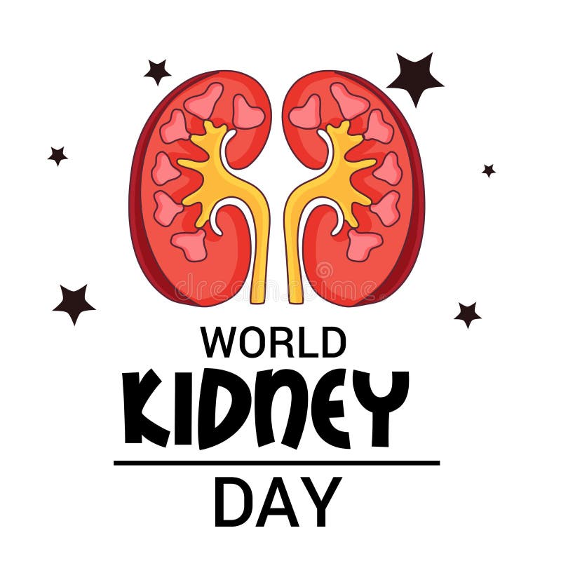 World Kidney Day stock illustration. Illustration of abstract - 87568076