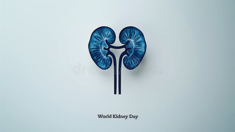 World Kidney Day Minimalist Banner Template. Stock Illustration ...