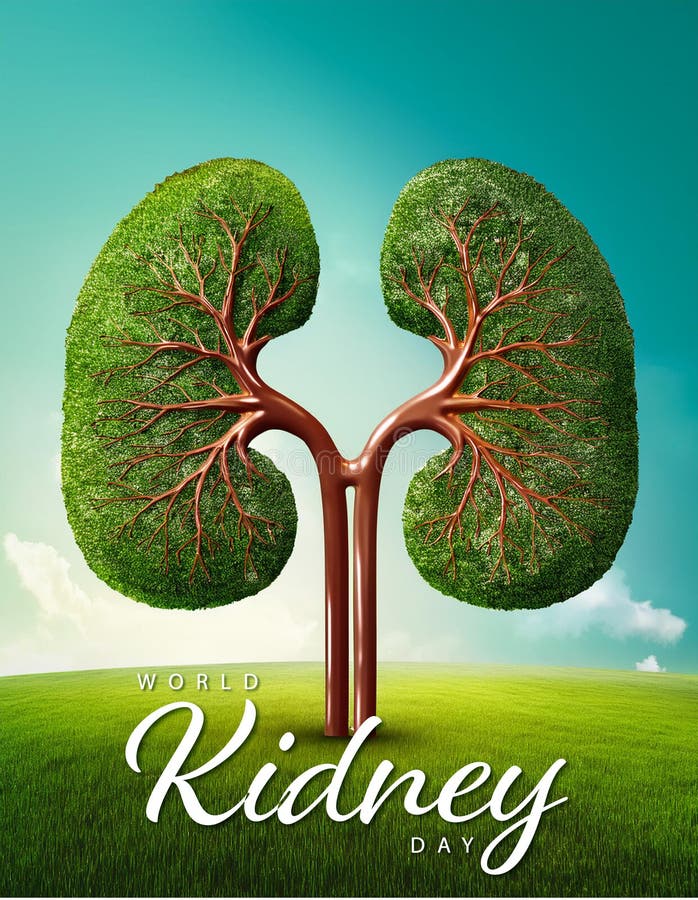 World Kidney Day Poster Design Stock Illustration - Illustration of ...