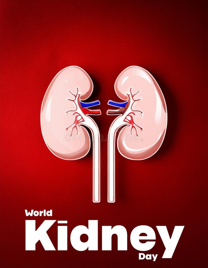 World Kidney Day Poster Design Stock Illustration - Illustration of ...