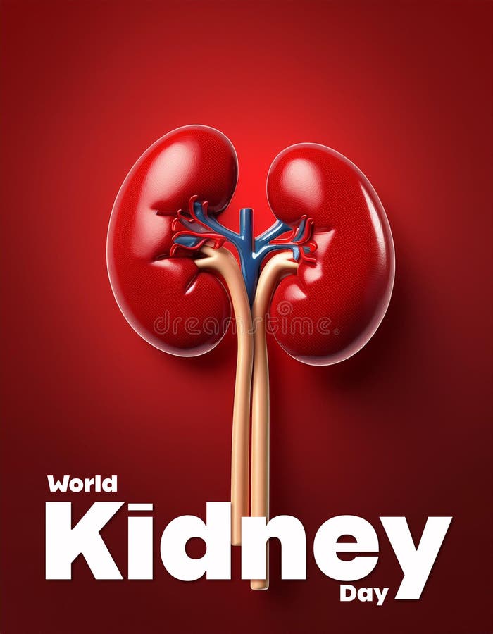 World Kidney Day Poster Design Stock Illustration - Illustration of ...