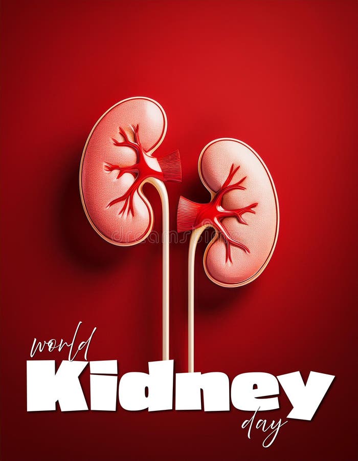 World Kidney Day Poster Design Stock Illustration - Illustration of ...