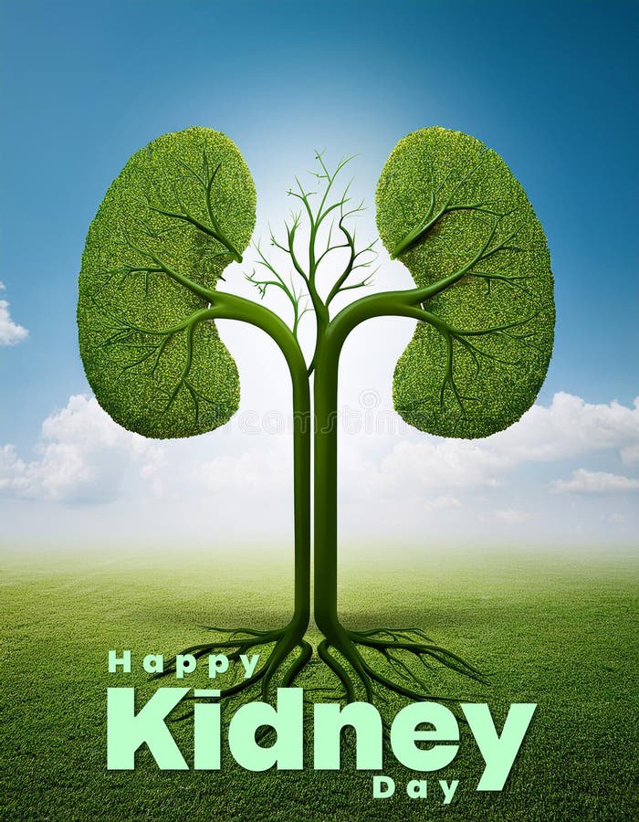 World Kidney Day Poster Design Stock Illustration - Illustration of ...