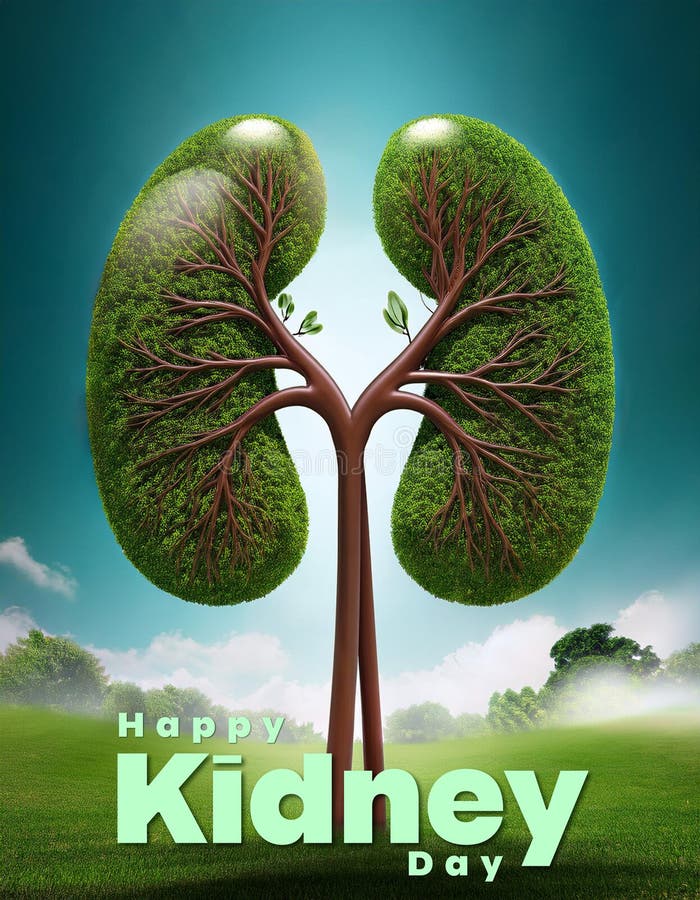 World Kidney Day Poster Design Stock Illustration - Illustration of ...