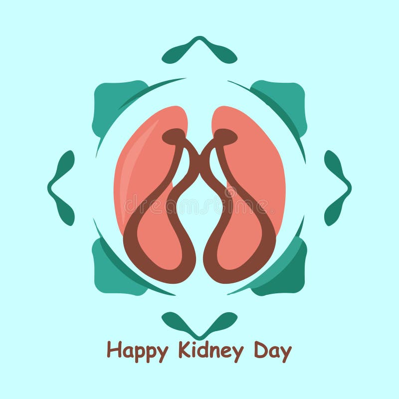 World Kidney Day Vector Illustration Poster Banner Background Stock ...