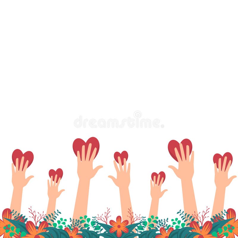 World Kindness Day Illustration Stock Vector - Illustration of frame ...