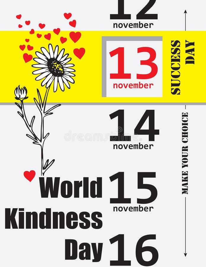 World Kindness Day stock vector. Illustration of goodness - 285661663
