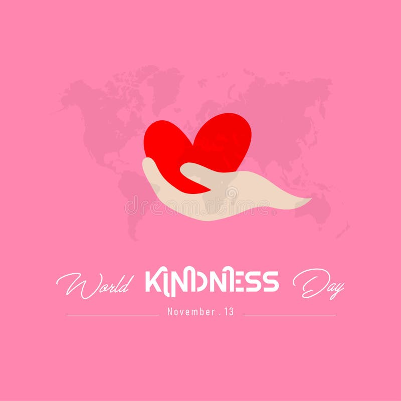 World Kindness Day, November 13, with Simple Typography, Greeting Card ...