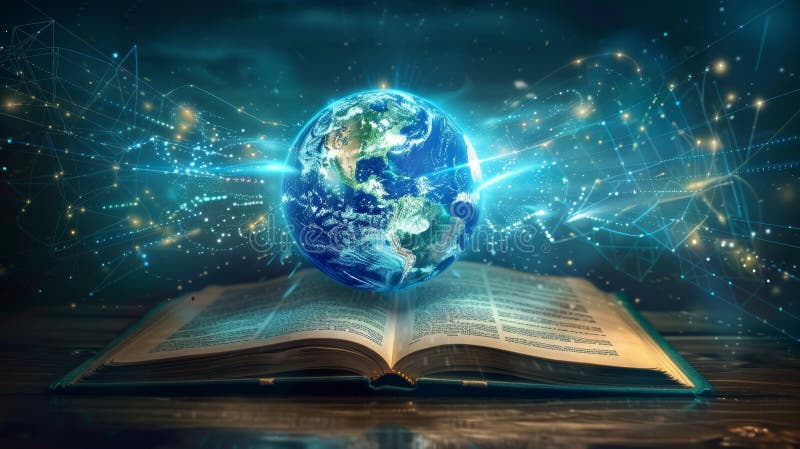 World of Knowledge, Generative AI Stock Photo - Image of concept ...