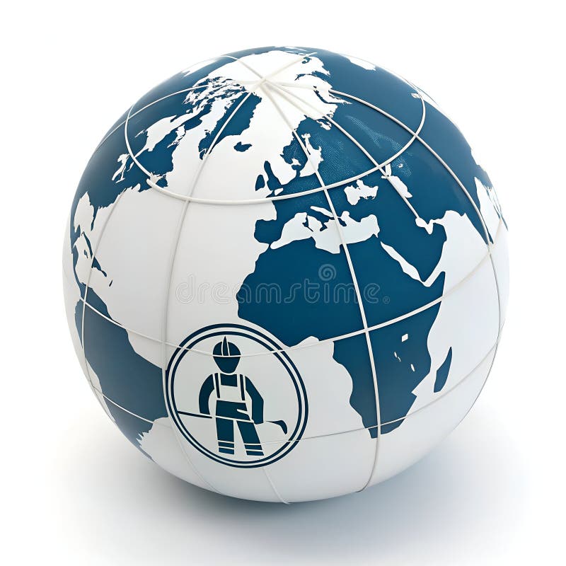 World Labor 3D Icon, stock illustration. Illustration of history ...