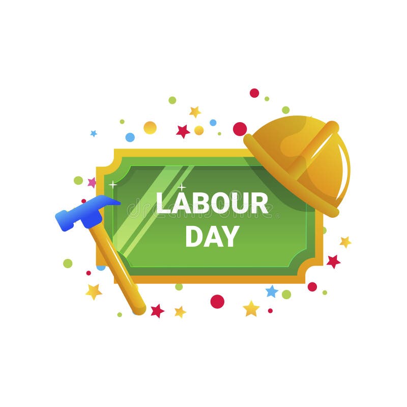 World Labor Day, Vector Cartoon Frame Stock Vector - Illustration of ...
