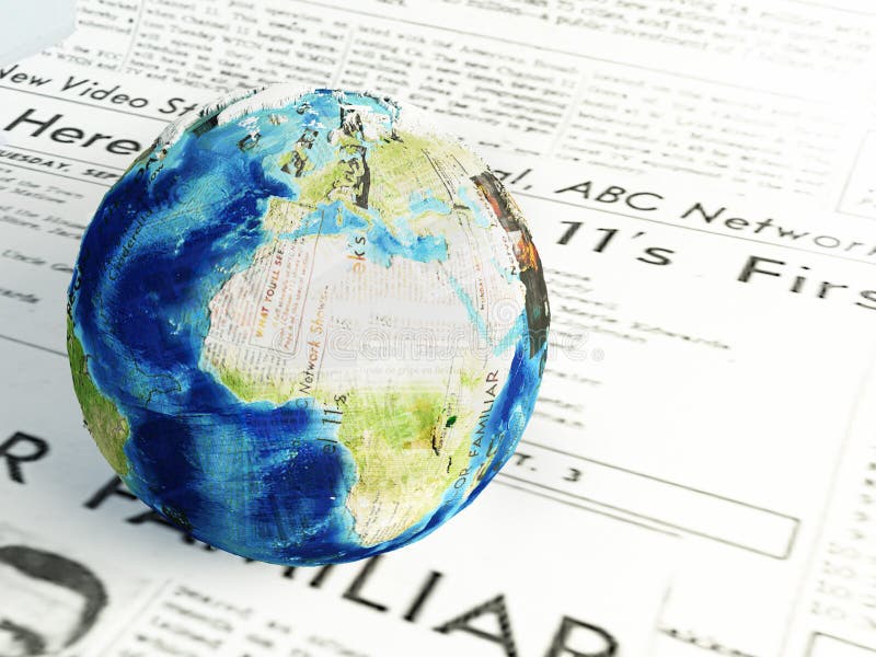 World last news stock illustration. Illustration of planet - 7663292