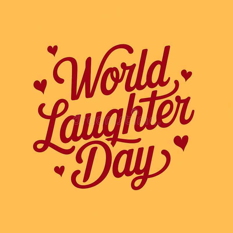 World Laughter Day Celebration Graphic Design Stock Illustration ...