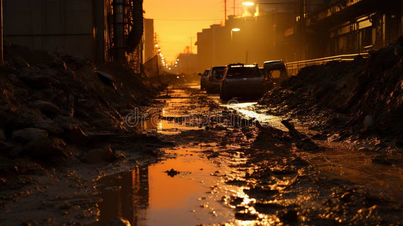 The World without Lives after the Devastating Situation Stock ...