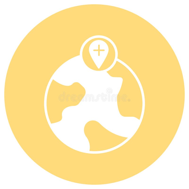 World Location Which Can Easily Modify or Edit Stock Vector ...