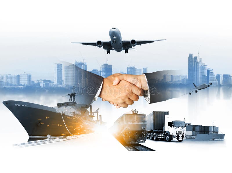 The world logistics stock image. Image of blue, port - 208502941