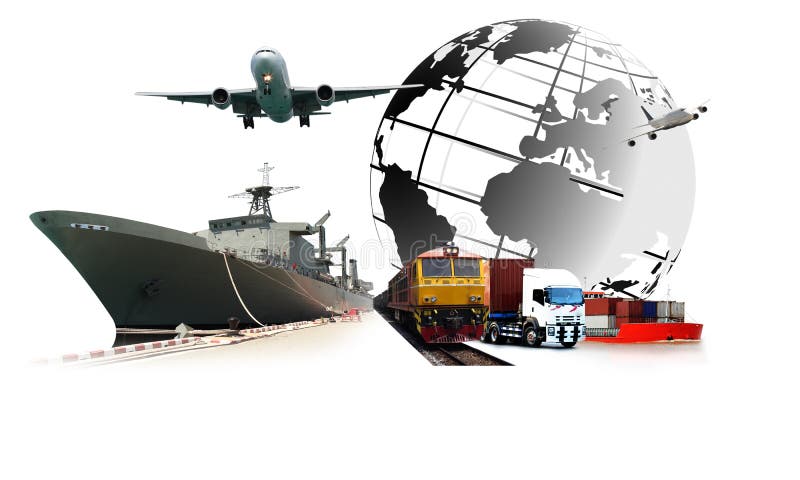 The world logistics stock image. Image of delivery, international ...