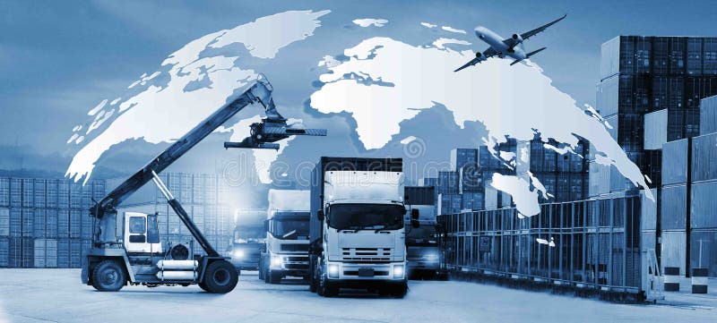 The world logistics stock image. Image of maritime, equipment - 209679675